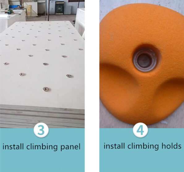 Best Selling Kids Indoor Climbing Holds Climbing Wall Frame For ...
