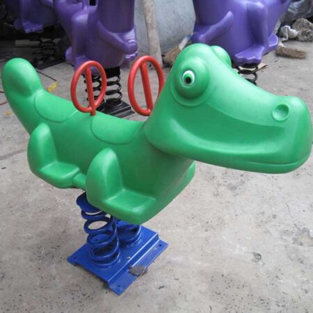 Double Seats Dinosaur Outdoor Spring Rider Plastic Rocking Horse for ...
