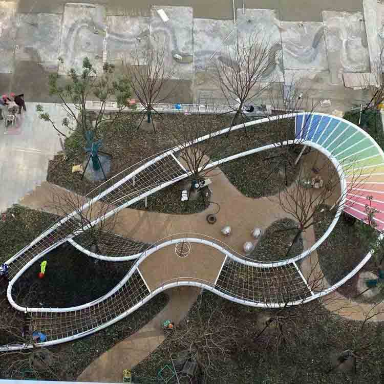 Explore the Latest Climbing Net Playground Project – Kids Play Plus